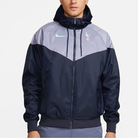 Nike | Jackets & Coats | Nike Tottenham Hotspur Blue Windrunner Jacket ...